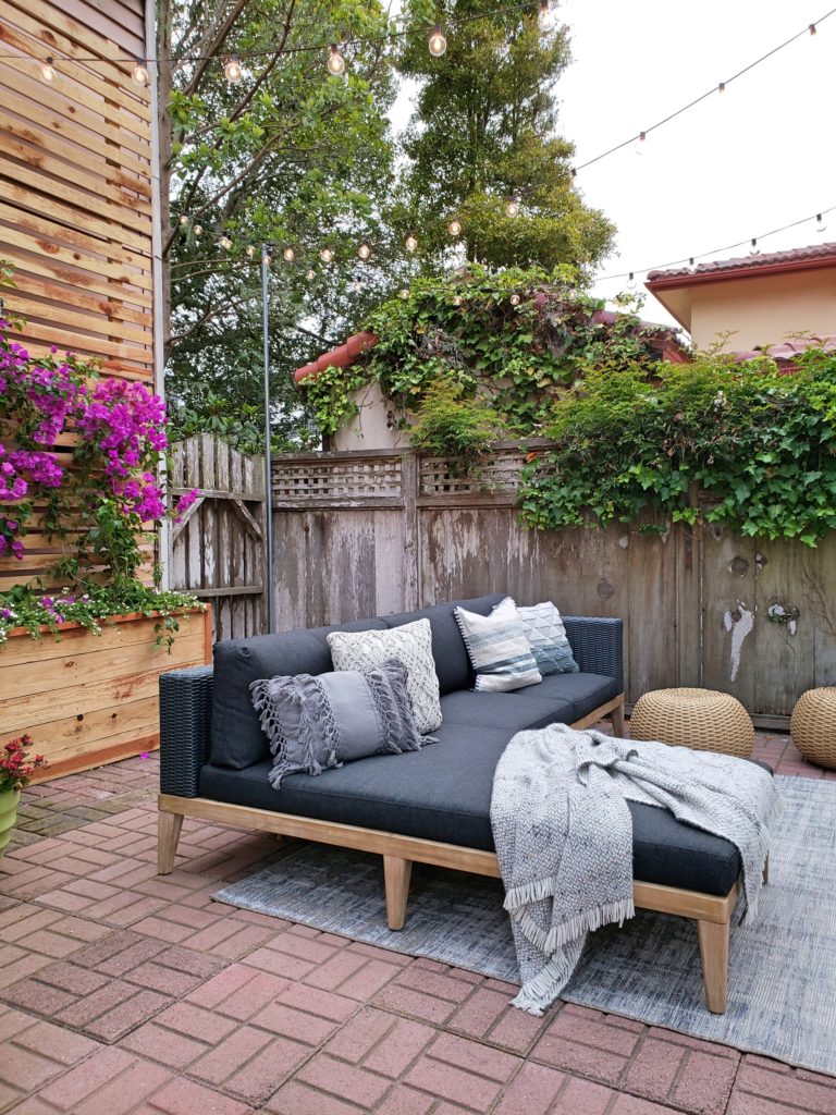 Outdoor Lounge Makeover with Article - Kismet House