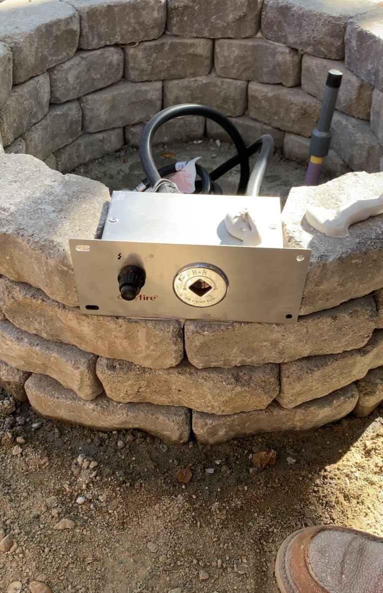 DIY Propane Fire-Pit - Kismet House